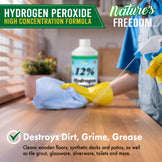 12% Hydrogen Peroxide 1 pint – NaturesFreedom